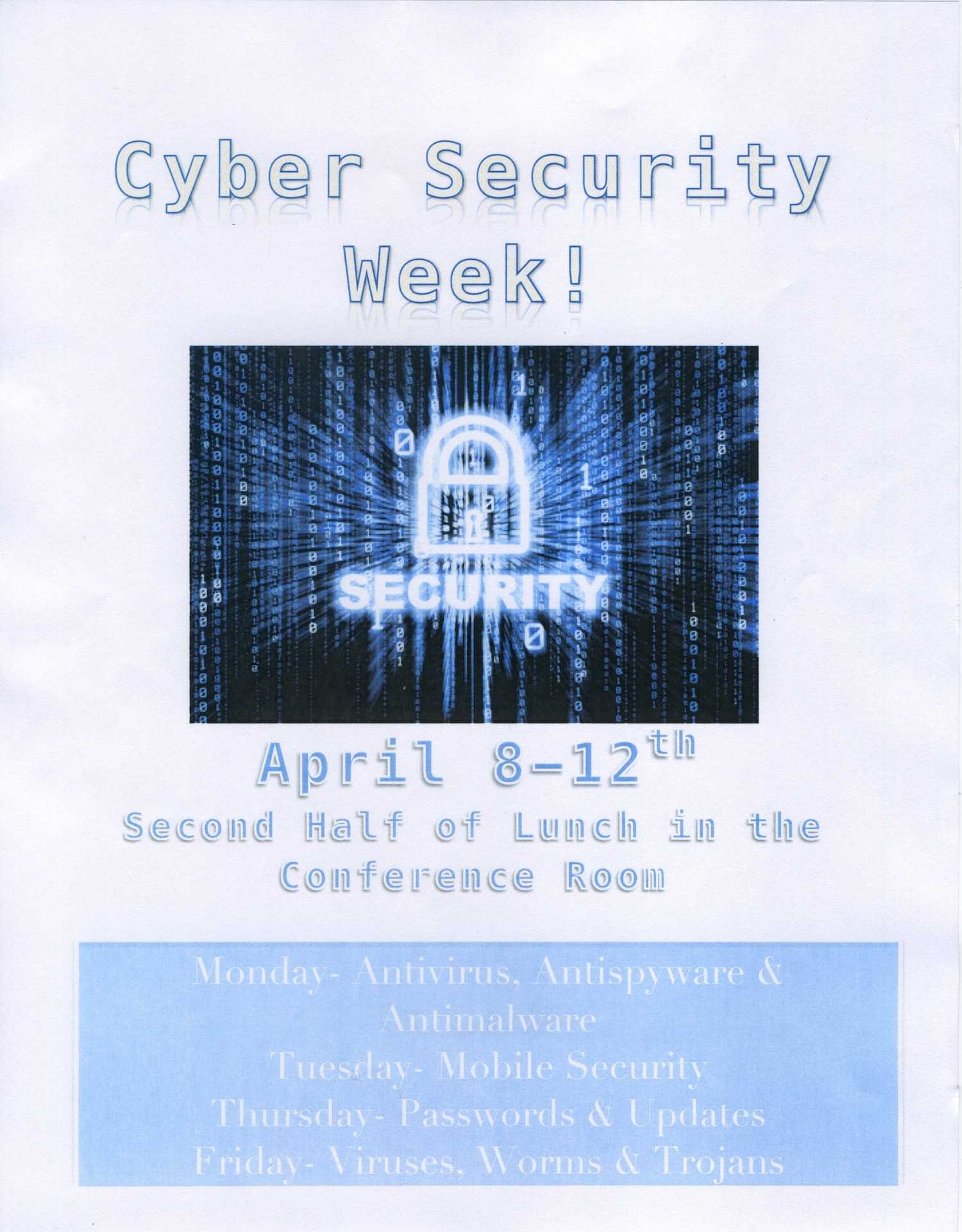 SHA Cyber Security Week begins Monday – Ka Leo